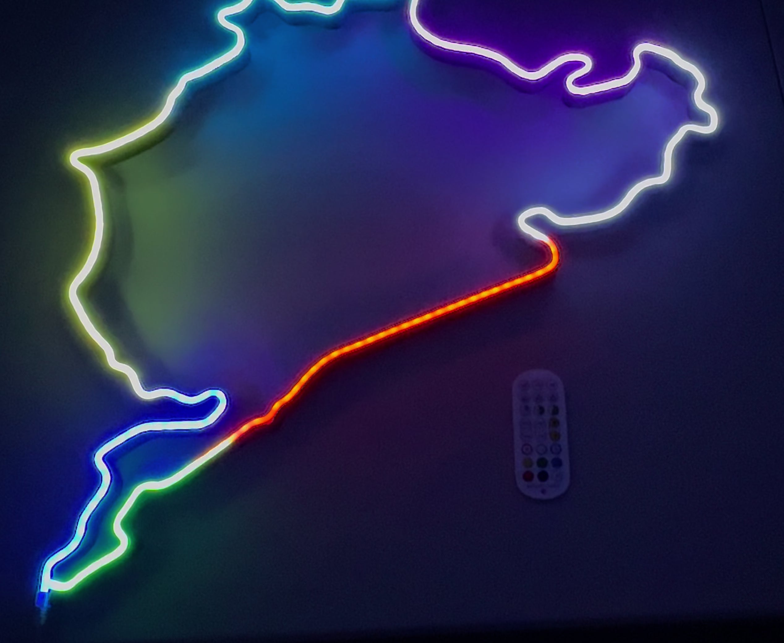 30 inch Nürburgring Chasing LED Neon Sign - SIM Racing Decor – VSpec ...